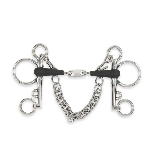 Rubber Pelham with Peanut Link Bit for horse – Equine World