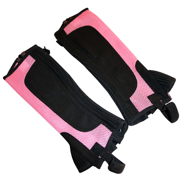 Air mesh synergetic leather half chaps - Art-7002 – Equine World